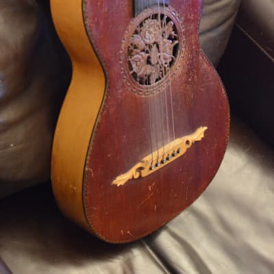 Antique 19th Century Romantic Guitar | Reverb