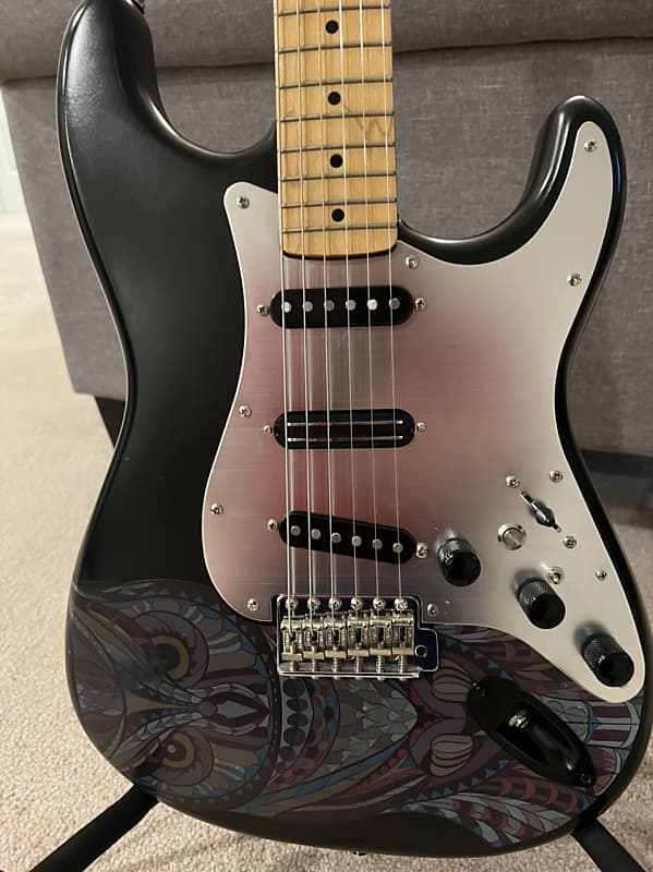 Fender "Squier Series" Standard Stratocaster Maple neck with | Reverb