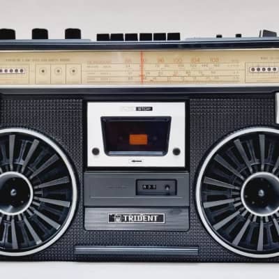 Vintage Trident CX-449F Boombox Ghettoblaster Stereo Radio | Reverb