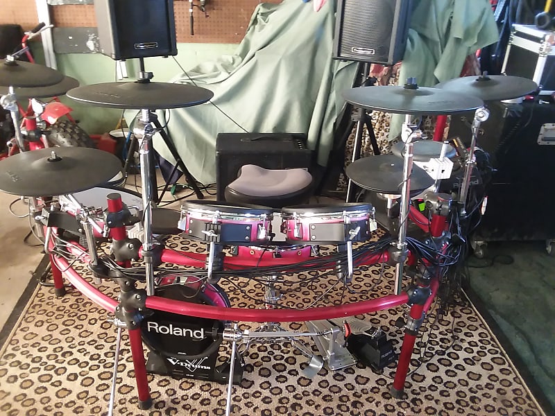 Roland TD 10 Drum Kit Red | Reverb