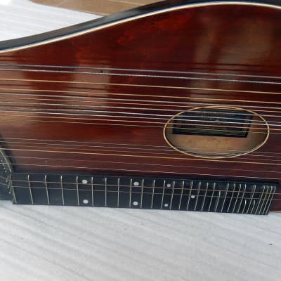 Antique 32 Strings Zither Auto-harp "CARL ARNBERGER" Nr.13 | Reverb