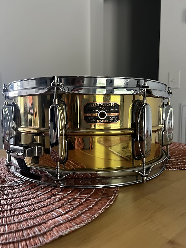 Vintage Tama Artstar ES Brass 14” X 6.5” Snare Drum | Reverb