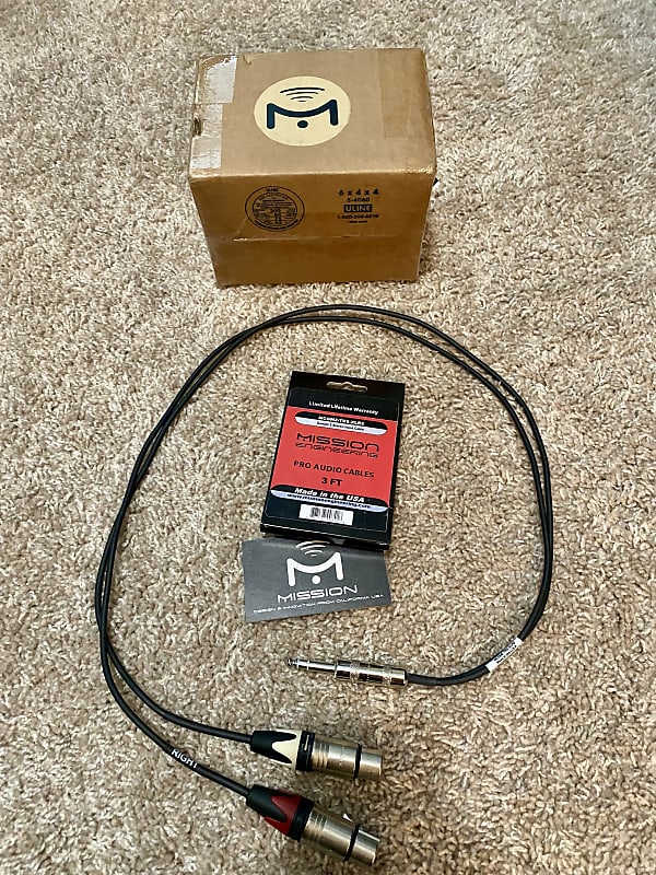 Mission Engineering GM-2 Gemini II Stereo Cable | Reverb Mission Engineering GM-2 Gemini II Stereo Cable | Reverb
