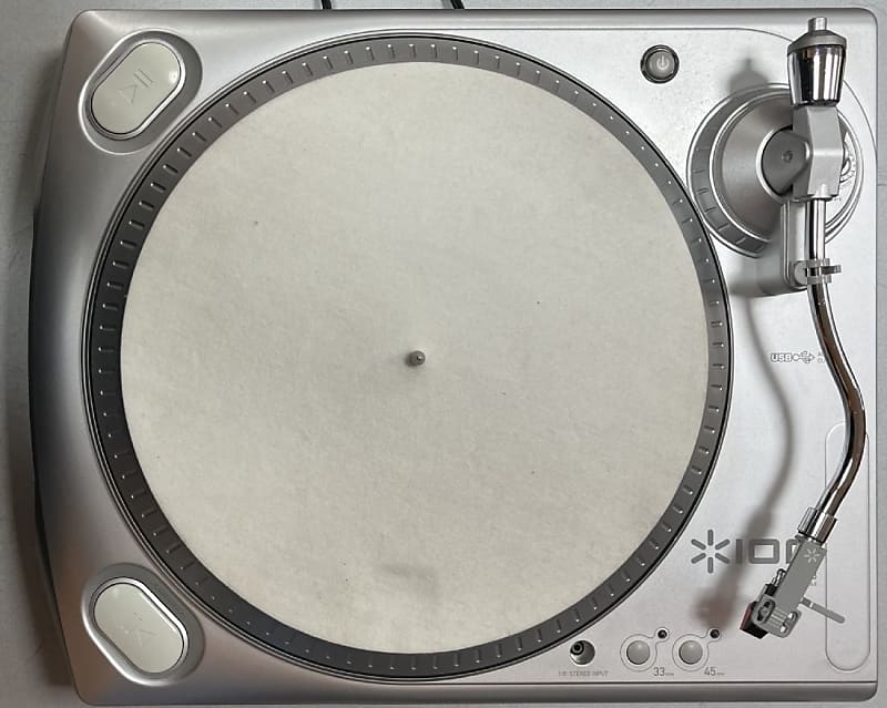 ION TTUSB 33/45 rpm turntable with antiskating | Reverb