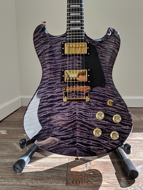 Knaggs T1 Tier 1 Honga 2018 Trans Purple. Amazing | Reverb Australia