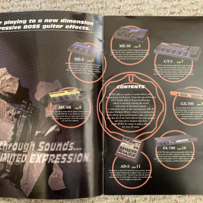 Boss Multi effects catalog | Reverb