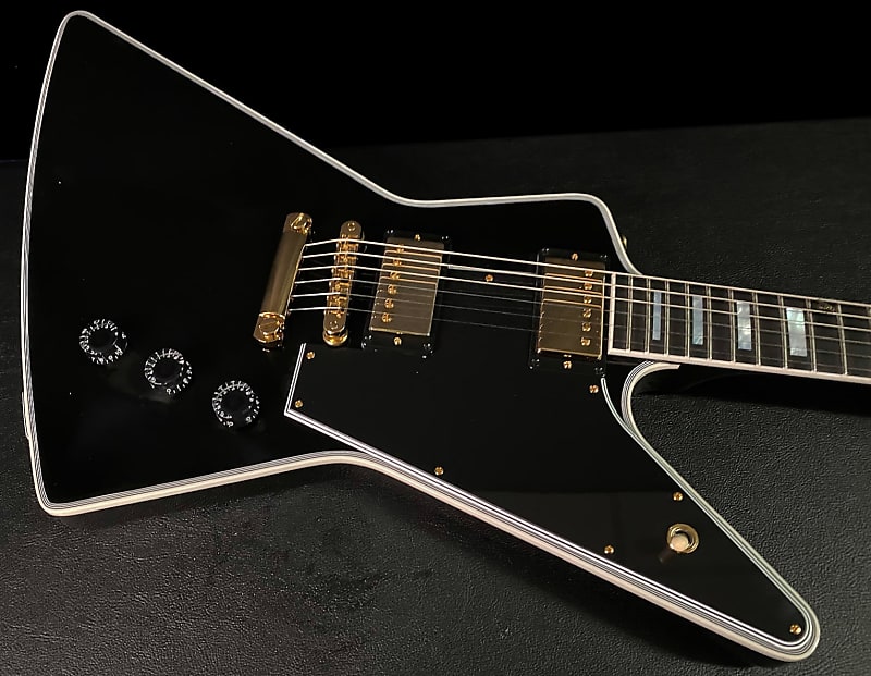 MINT! 2022 Gibson Explorer Custom Shop - Ebony | Reverb Australia