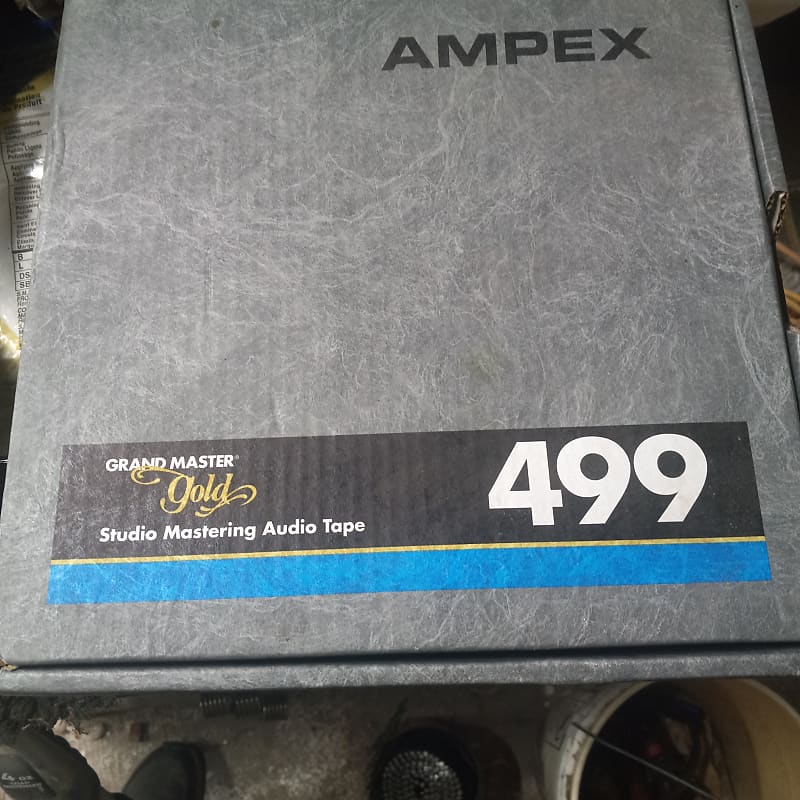 Ampex Grand Master Gold Studio Mastering Audio Tape | Reverb