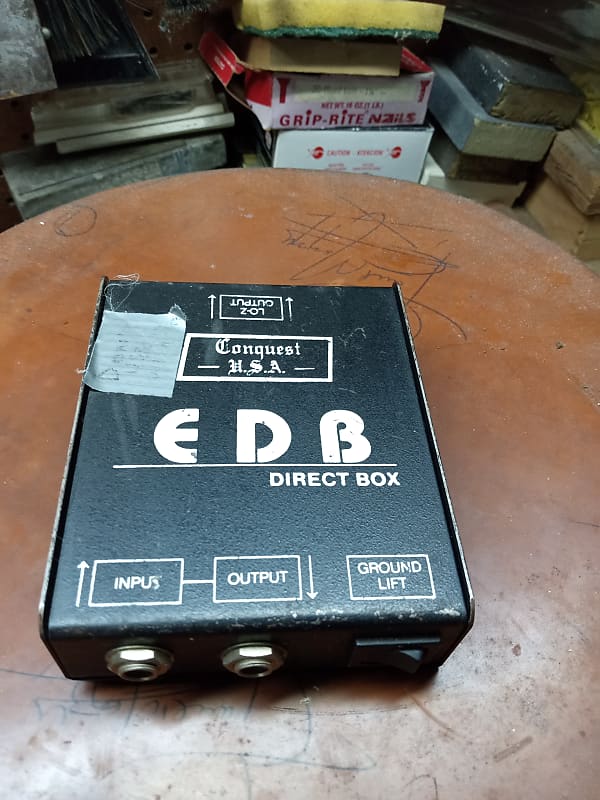 Conquest USA EDB Direct Box 1995 Black | Reverb