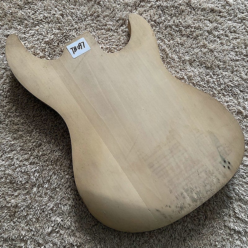 Blank Solid Basswood Guitar Unfinished Body Project | Reverb