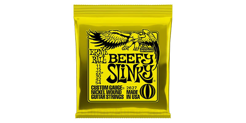 Beefy Slinky Nickel Wound Electric Guitar Strings 11-54 Gauge | Reverb