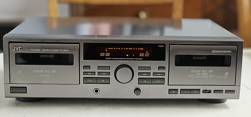 JVC TD-W209 HX PRO double cassette deck with Dolby B and C in | Reverb