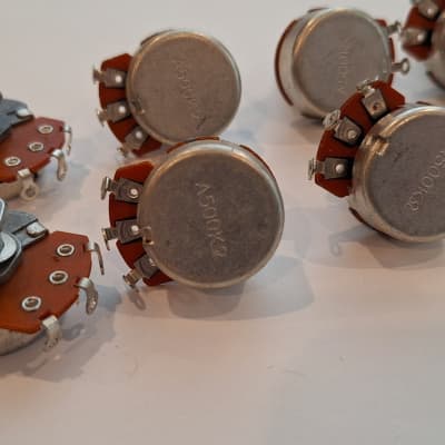 500k audio pots set of 8 audio taper | Reverb
