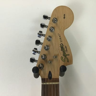 Used Squier PARTSCASTER STRAT Electric Guitars Black | Reverb