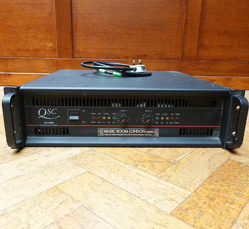 QSC EX4000 Dual Monoaural Power Amplifier Black | Reverb