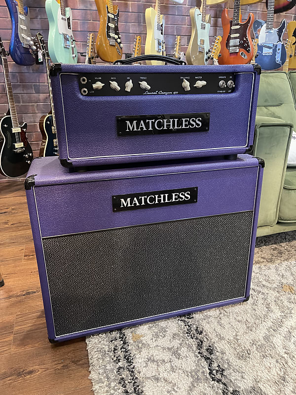 Matchless Laurel Canyon Custom 40W - Purple W Matching 2x12 | Reverb