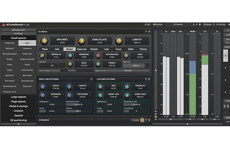 MeldaProduction MTurboReverb (Download) | Reverb