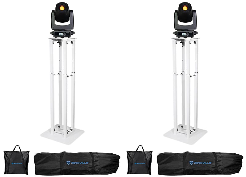 (2) Eliminator Lighting ADJ Stryker Spot LED Moving Head | Reverb