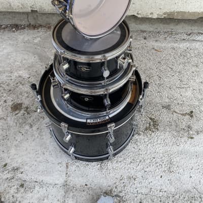 PDP Pacific Short Stack Mesh Heads Drum Set Black Gigging + | Reverb