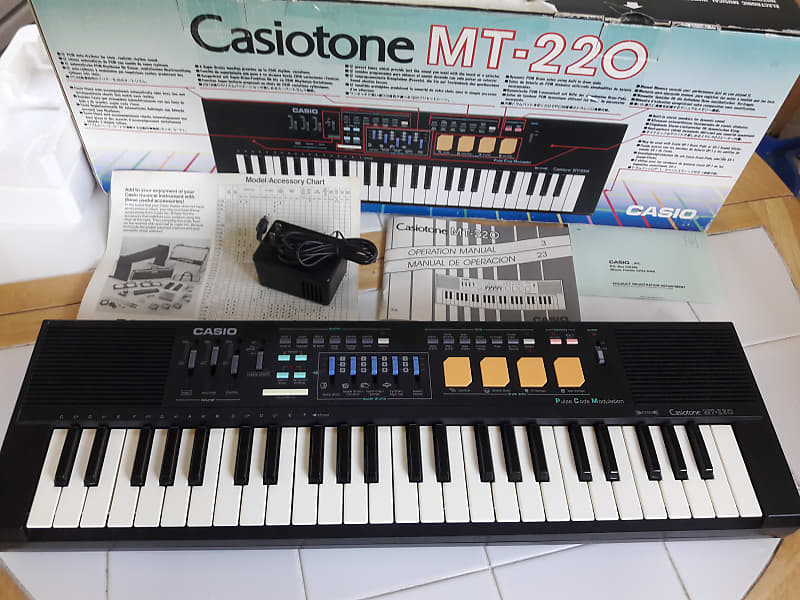 CASIO Casiotone MT-220 Synth Keyboard Piano Synthesizer with | Reverb