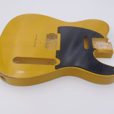 3lbs 12oz BloomDoom Nitro Lacquer Aged Relic Butterscotch | Reverb