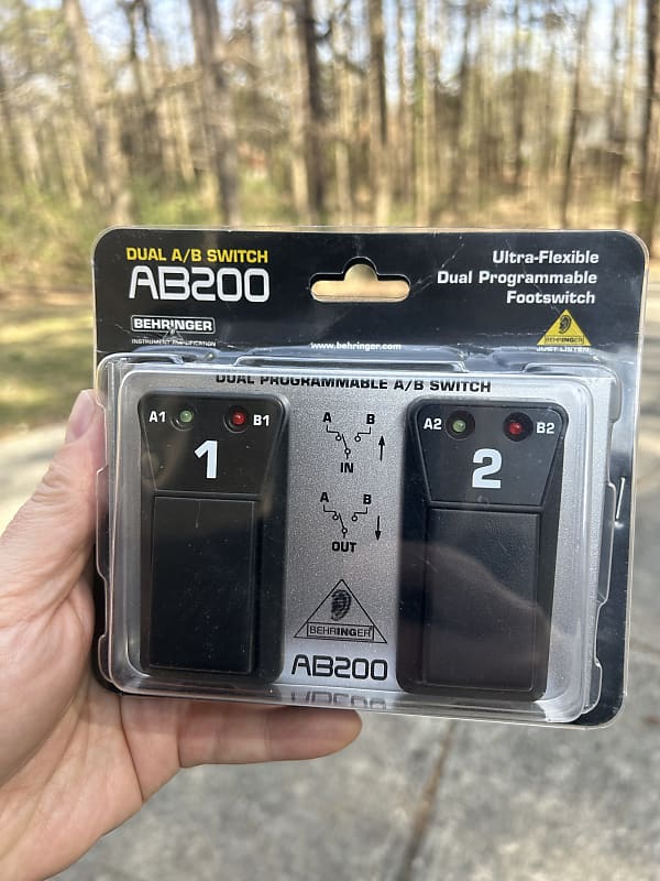 Behringer AB200 Dual A/B Switch “Mint” Never Opened | Reverb