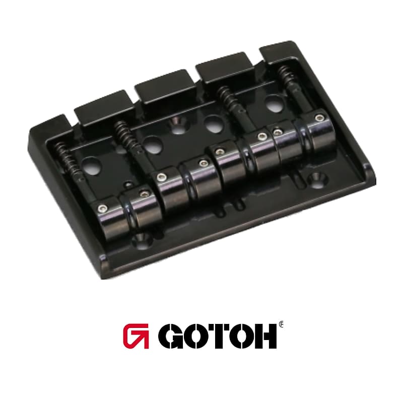 Gotoh 404SJ-4 | 4-String Bass Bridge | Black | Reverb