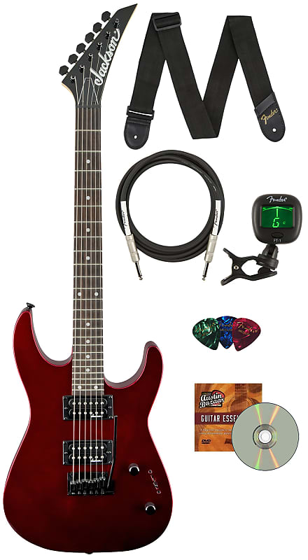 Jackson JS Series Dinky JS12 Electric Guitar - Metallic Red | Reverb