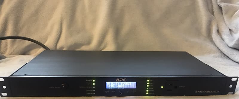 APC APC AV 15 Amp G5 Rack Power Filter 120V 9 Outlets | Reverb