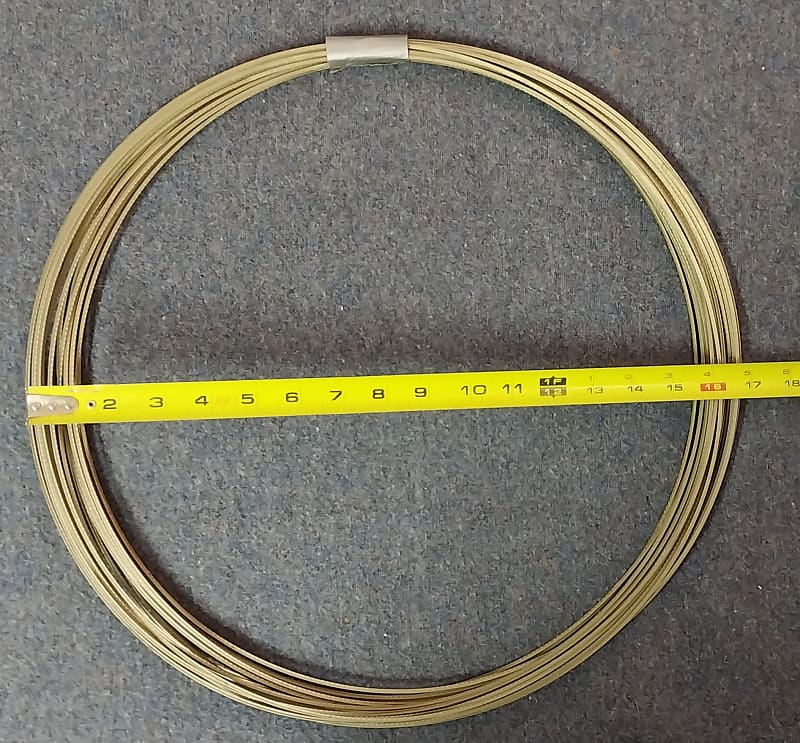 90± FEET of StewMac Fret Wire, Nickel Silver Bronze, c1994 | Reverb