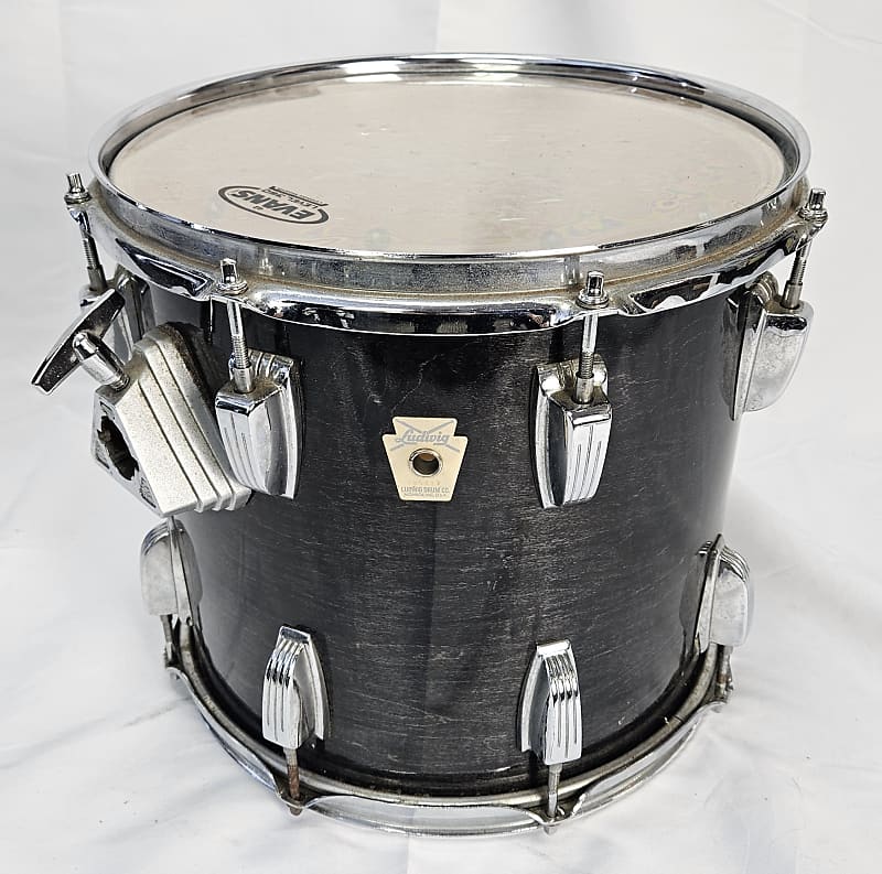 Ludwig Classic Series 12x11 Rack Tom 1980s - Charcoal Shadow | Reverb