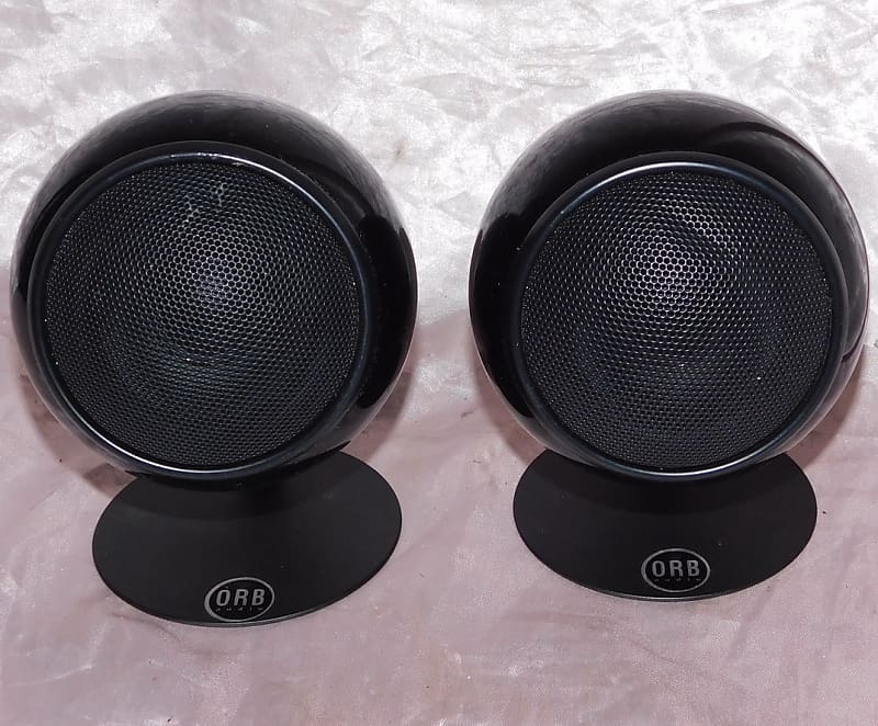 ORB Mod 1 satellite speakers pair in black | Reverb