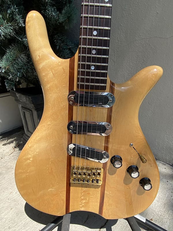 JK Lado Solo late 1970s early 80s Natural Birdseye Maple | Reverb