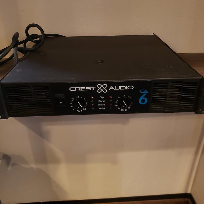 Crest Audio CA6 Power Amplifier USED SOLD AS IS CHANNEL B | Reverb