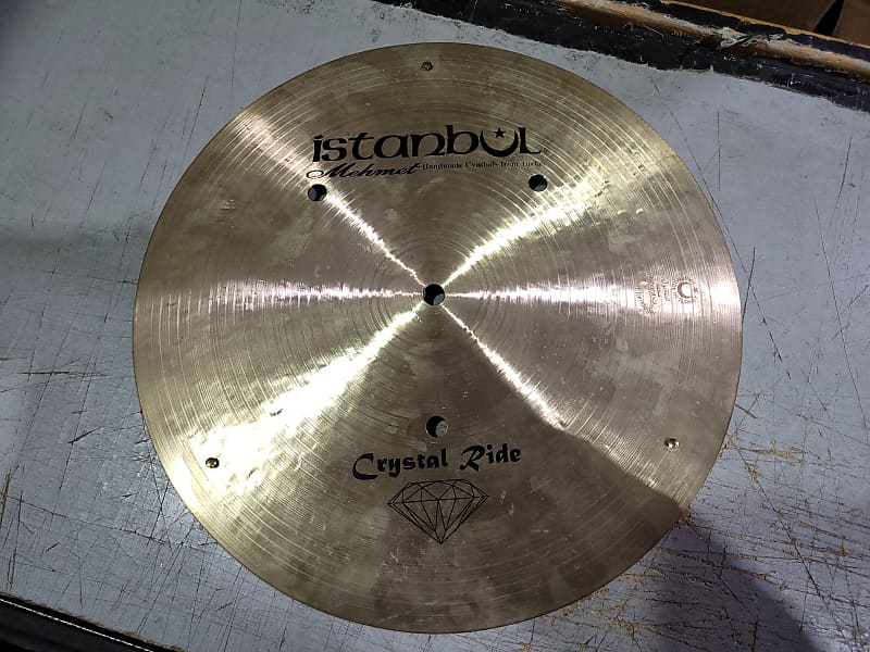 Istanbul Mehmet Crystal Ride Flat Sizzle 15" Cymbal | Reverb