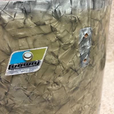 Ludwig B/O Floor Tom Shell 16x16 Faded Black Marine Pearl | Reverb