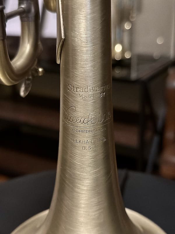 Beautiful Early Elkhart Bach Stradivarius - Model 37 | Reverb