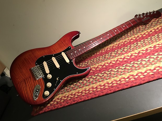 Warmoth bloodwood neck Fender noiseless pickups | Reverb Australia