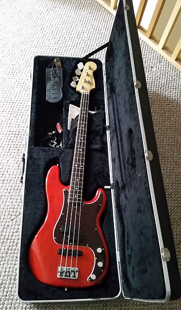 Fender Precision Bass Hot Rodded 2000 Sunset Orange | Reverb
