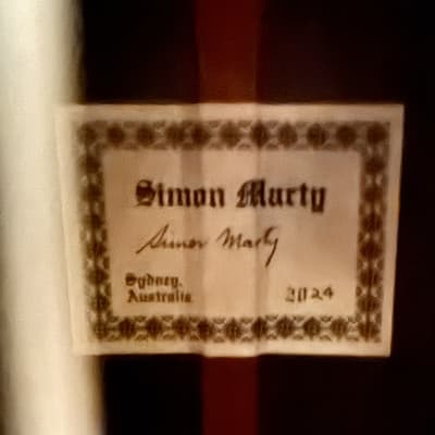 2024 Simon Marty Classical Guitar Cedar / Wenge | Reverb