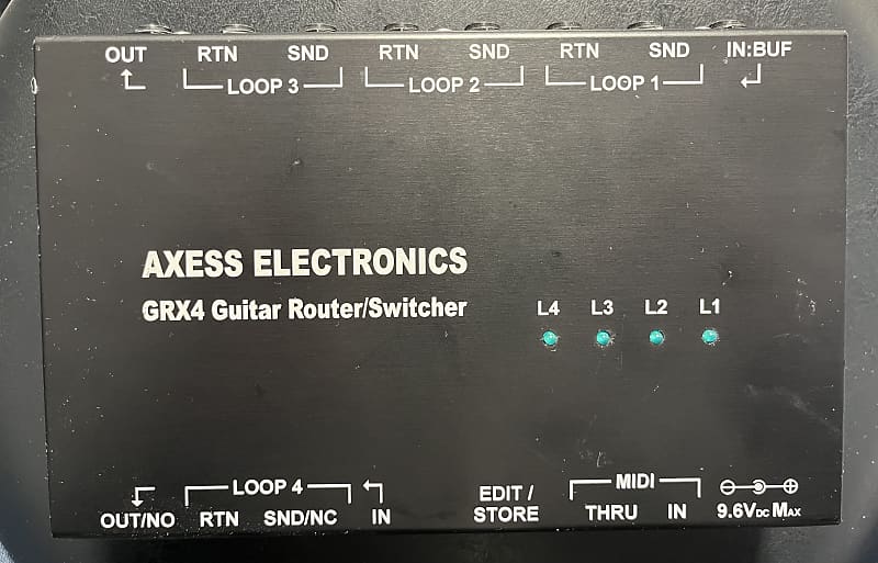 Axess Electronics GRX4 Midi Loop Switcher | Reverb