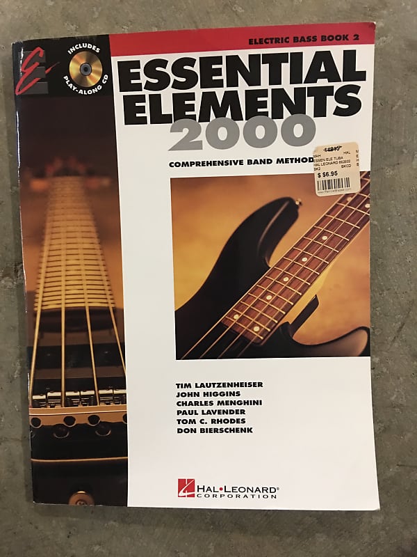 Hal Leonard Essential Elements 2000 Electris Bass book 2 | Reverb