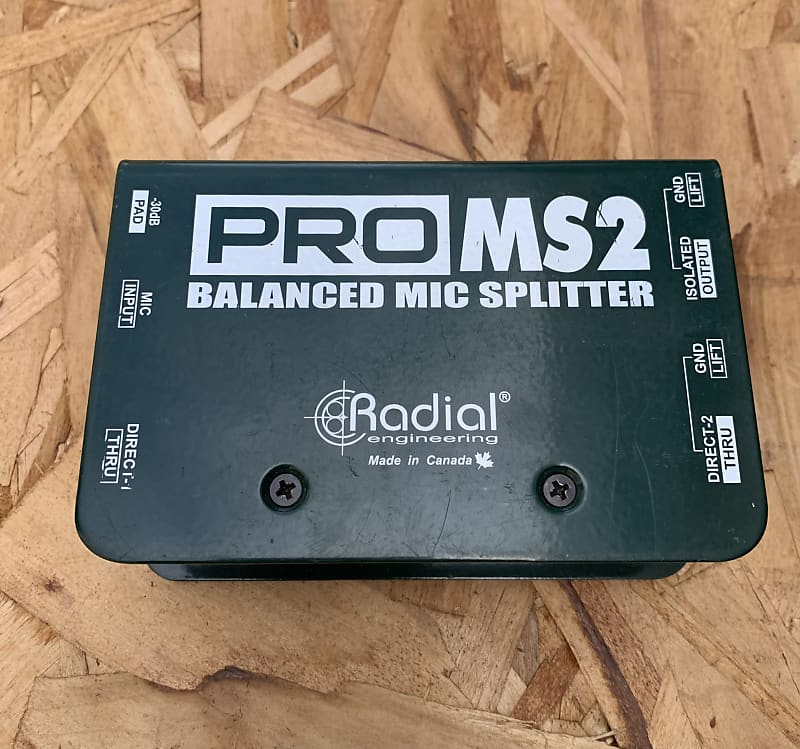 Radial MS-2 Mic Splitter | Reverb