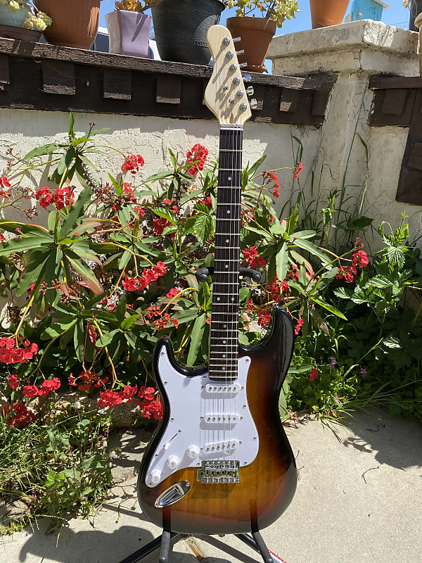 New Lefty Strat Style Electric Guitar | Reverb