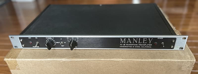 Manley Labs Microphone Preamp Mono Tube Mic Pre | Reverb