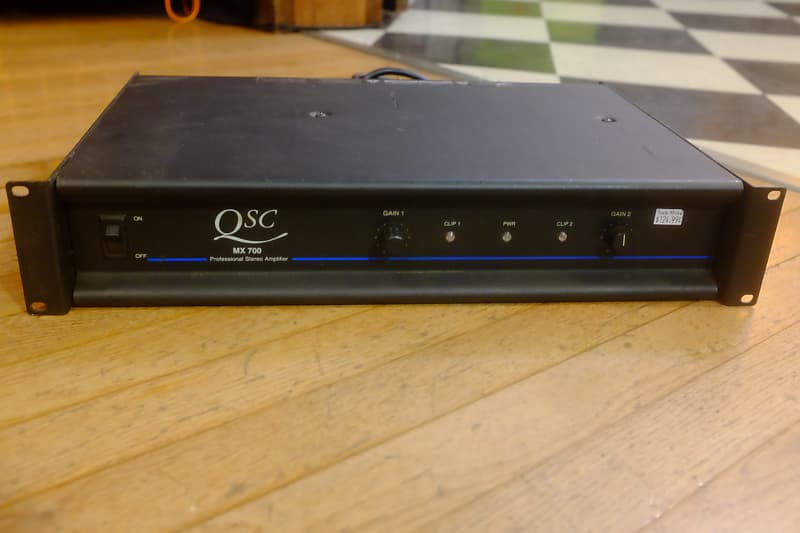 QSC MX 700 350w Stereo Power Amplifier | Reverb