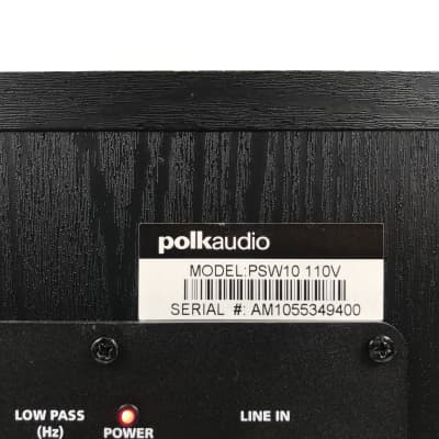 (Black) Polk Audio PSW10 Powered Subwoofer 10 Inch Woofer | Reverb UK