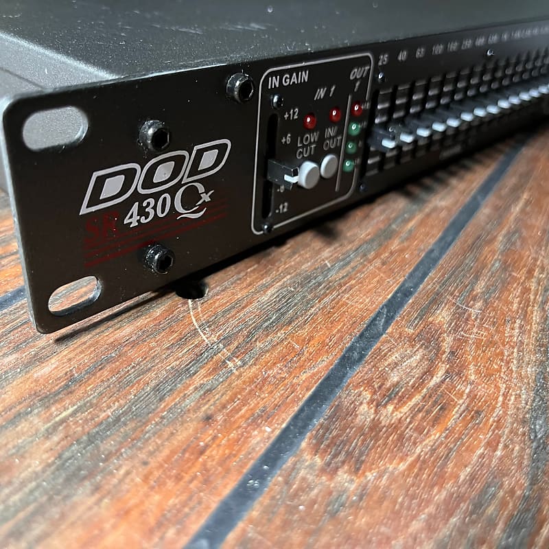 low-mileage DOD SR 430 QX Dual 15 band Graphic Equalizer | Reverb