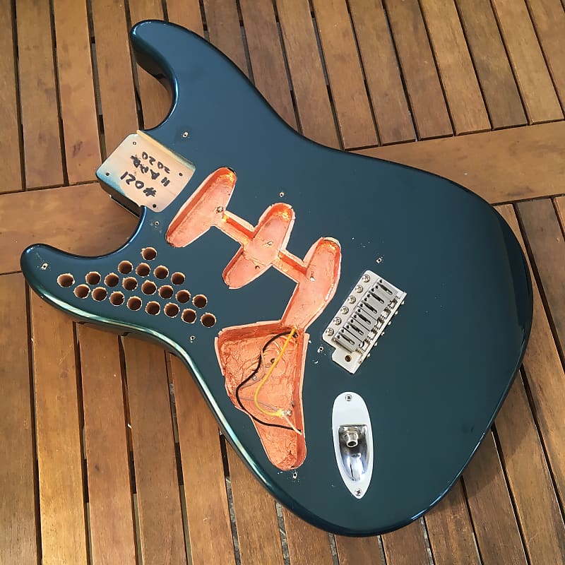 Duoton Stratocaster Body LH Lefty Left Handed Nitro British | Reverb