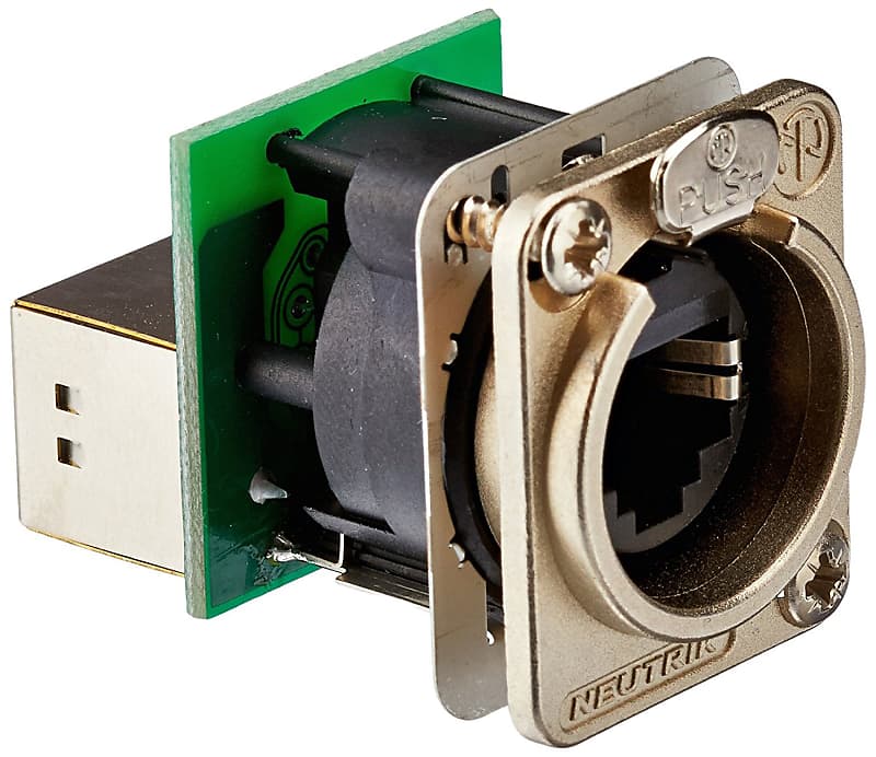 Neutrik NE8FDP etherCON Chassis Connector - RJ45 Feedthrough | Reverb